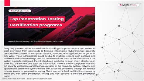 Ppt Top Penetration Testing Certification Programs Powerpoint