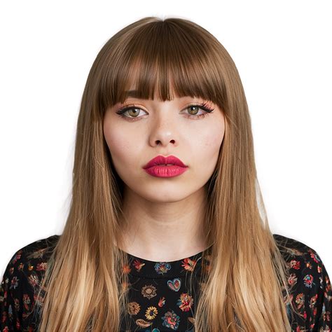 Download Trendy Bangs Looks Png 05252024