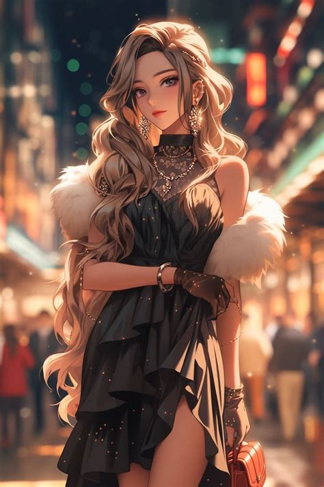 Pretty Anime Women Modern Anime Woman Rich Anime Woman