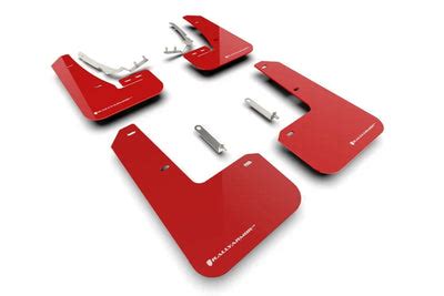 Rally Armor Red Ur Mud Flap Wwhite Logo Fits 2022 2025 Volkswagen