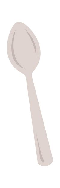 Premium Vector Minimalistic Kitchen Spoon Flat Icon