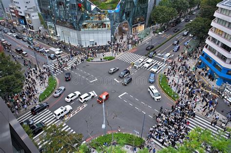 Aerial View Of Shinjuku Road Junction In Japan Editorial Photo Image Of Junction Traffic
