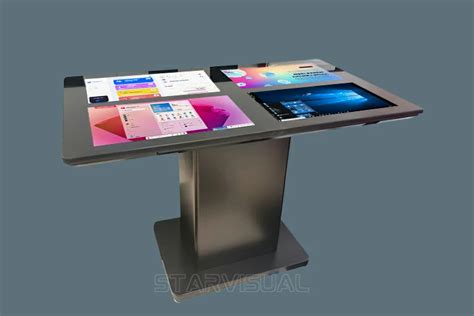 smart interactive touchscreen table