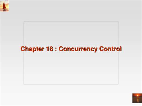 Ppt Chapter 16 Concurrency Control Powerpoint Presentation Free Download Id 5143982
