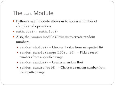 Ppt The Standard Library In Python Powerpoint Presentation Free