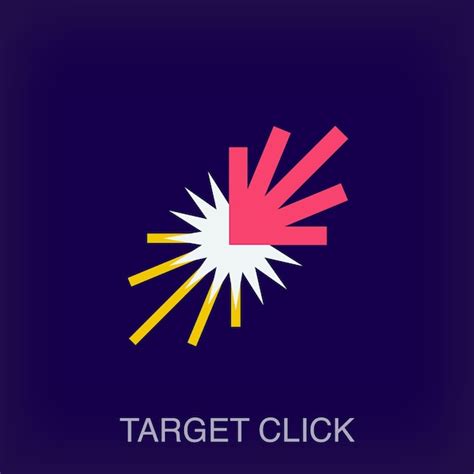 Premium Vector Creative Target Click And Boom Sign Logosu Uniquely