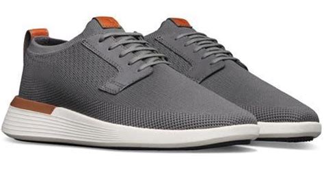 Wolf And Shepherd Swiftknit Plain Toe Derby In Gray For Men Lyst