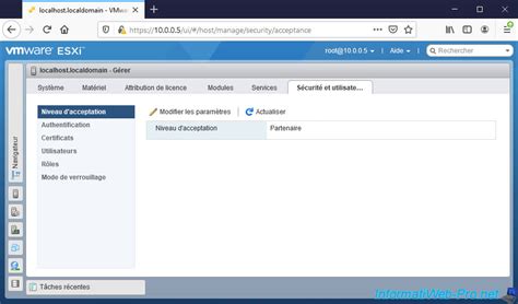 Complete Presentation Of The VMware Host Client Web Client Of VMware ESXi VMware