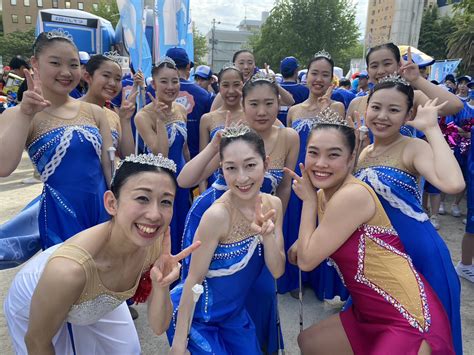 博多どんたくに参加しました 福岡ファイヤーバードバトンチーム