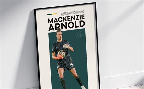 Mackenzie Arnold Poster T Womens Footballer Wall Art Etsy