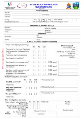 AFP Surveillance Form Fill And Sign Printable Template Online