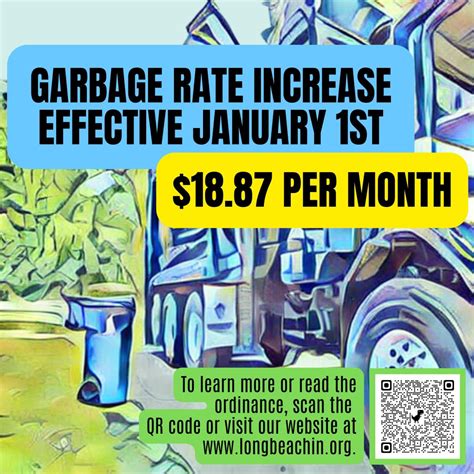 2025 Garbage Collection Rate Increase Long Beach In