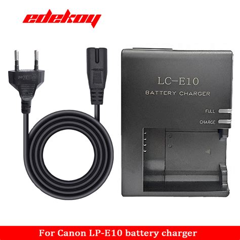 อุปกรณ์ชาร์จแบตเตอรี่ Lc E10c Lc E10c Lc E10e Lc E10e สําหรับกล้อง Canon Lp E10 Lpe10 E10 Kiss