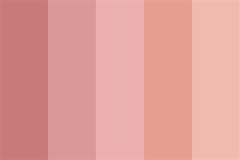 Dusty Rose Beige Color Palette