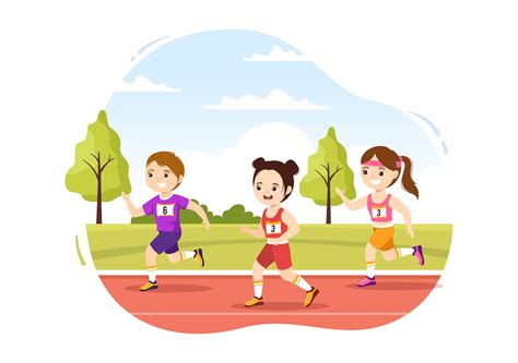 Running Race Finish Clipart Flowers