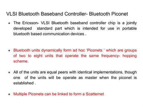 Vlsi Bluetooth Baseband Controller Pptx