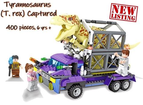 Lego Compatible T Rex Captured Jurassic Worldmile Hobbies And Toys