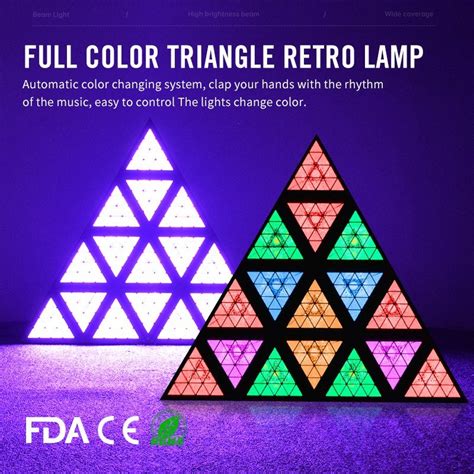 16pcsx30w Rgb Triangular Led Matrix Special Effect Stage Background Effect Light Retro Light For