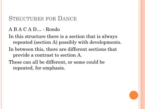 Ppt Structures For Dance Powerpoint Presentation Free Download Id 5534703