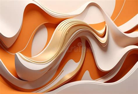 Dazzling Amorphous 3d Structures In A Prismatic Color Scheme Stock