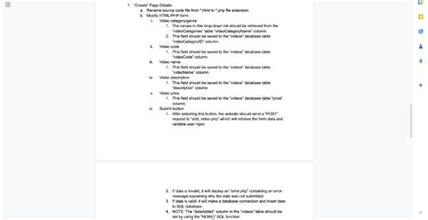 Solved Modify Your “create” Page To Use Php To Insert New