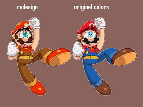 Super Mario Redesign Mario 01 By Kawanhsilvaart On Newgrounds