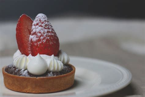 딸기 초코 타르트 만들기 타르트 쉘 사용