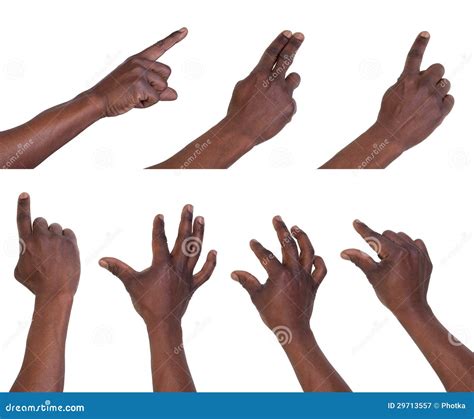 Multi Touch Gestures Stock Image Image Of African Tablet 29713557
