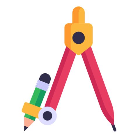 Drafting Compass Generic Flat Icon