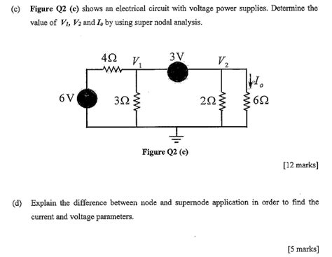 Through Nodal Analysis Explain The Detail Steps To Chegg Com
