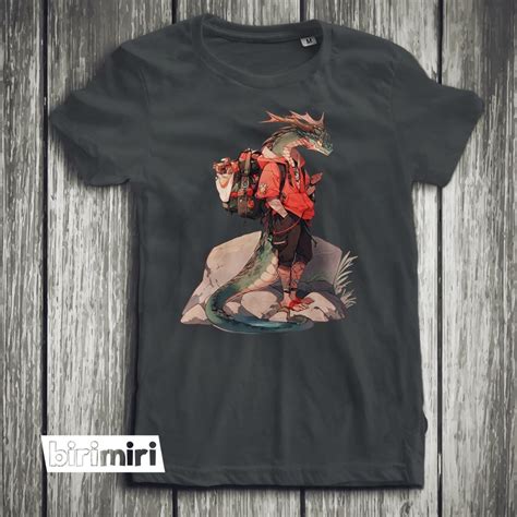 Тениска Дракон на разходка Бири Мири Тениски