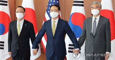 កូរ៉េខាងត្បូង សហរដ្ឋអាមេរិក និងជប៉ុន ប្តេជ្ញាពង្រឹងកិច្ចសហប្រតិបត្តិការចំពោះបញ្ហាកូរ៉េខាងជើង