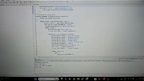 Bhuvaneswari Bezawada On Linkedin Javadevelopment Programming Atmproject Octanetservicespvtltd