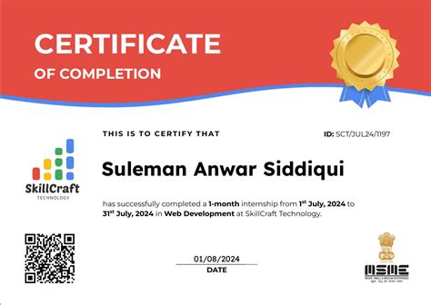 Suleman Siddiqui On Linkedin Internship Skillcrafttechnologies Webdevelopment Html Css