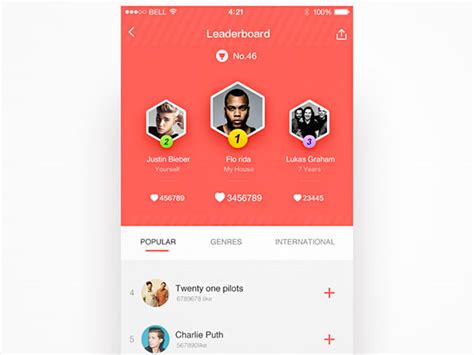 30 Mobile Leaderboard Design Ideas Naldz Graphics
