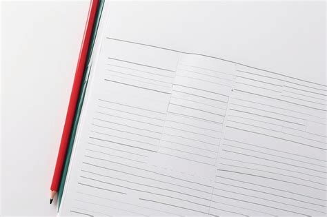 Premium Photo Notebook Margin Background With Copy Space