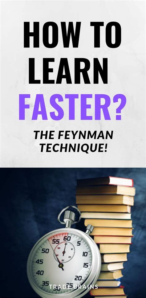 The Feynman Technique How To Learn Faster Trade Brains In 2020