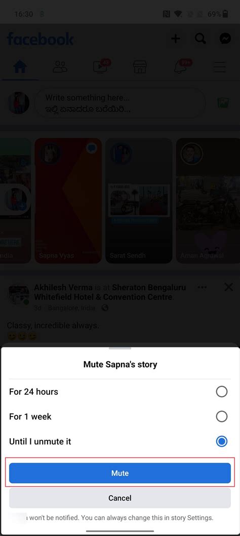 How To Mute Someone On Facebook