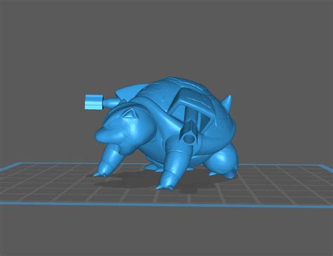 Stl File Clone Blastoise Pokemon 3d Print Model 🐉 ・3d Printer Design To Download・cults