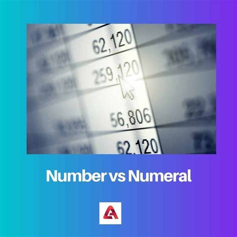 Number Vs Numeral Difference And Comparison