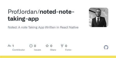 GitHub ProfJordan Noted Note Taking App Noted A Note Taking App Written In React Native