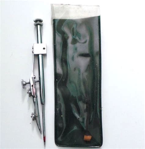 Technical Drawing Instrument 1960s Dip Ink Drop Bow Compass For Small