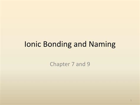 PPT Ionic Bonding And Naming PowerPoint Presentation Free Download ID 2465451