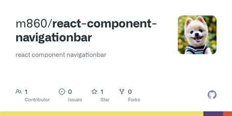 Github M860react Component Navigationbar React Component Navigationbar