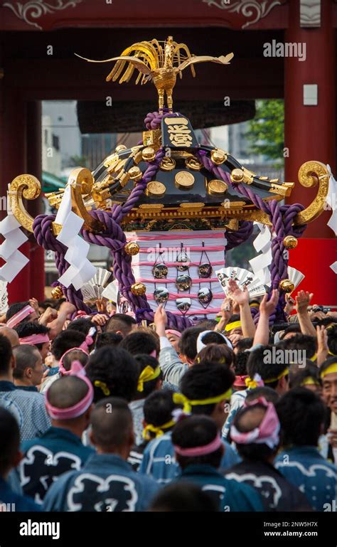 Sanja Matsuri Festival Sensoji Temple Asakusa Jinja Asakusa Tokyo