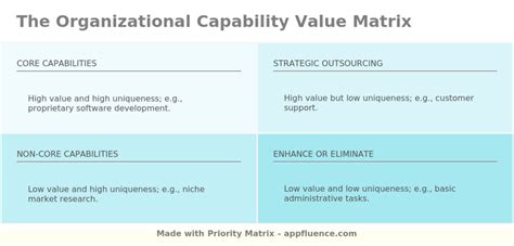 Organizational Capability Value Matrix Free Download