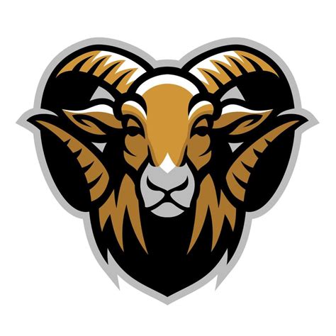 Head Of Ram Mascot 21113532 Vector Art At Vecteezy