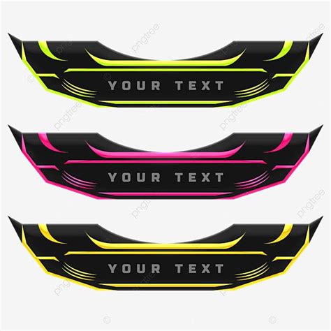 Stylish Lower Third Twitch Live Streaming Title Panel