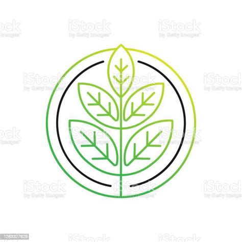 잎 로고 디자인 벡터 일러스트 자연 농업 및 농장 사업을위한 창조적 인 디자인 개념의 추상 잎 로고 벡터 트리 리프 로고 아이콘