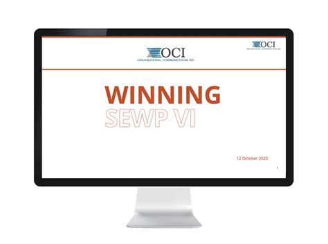 Nasa Sewp Webinar Oci Wins
